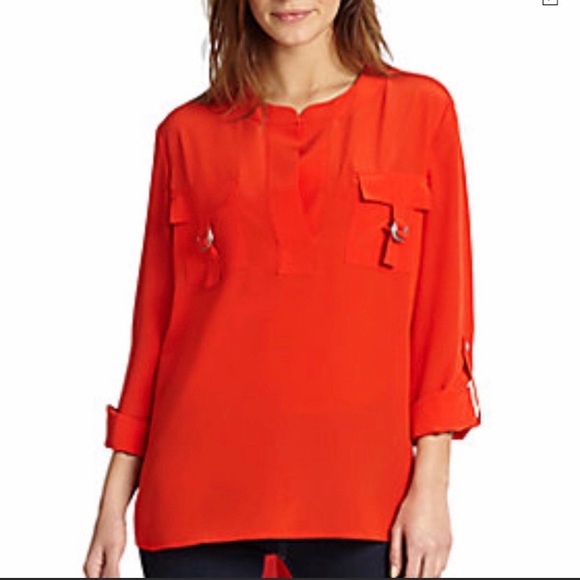 Diane Von Furstenberg | Tops | Dvf Silk Blouse | Poshmark